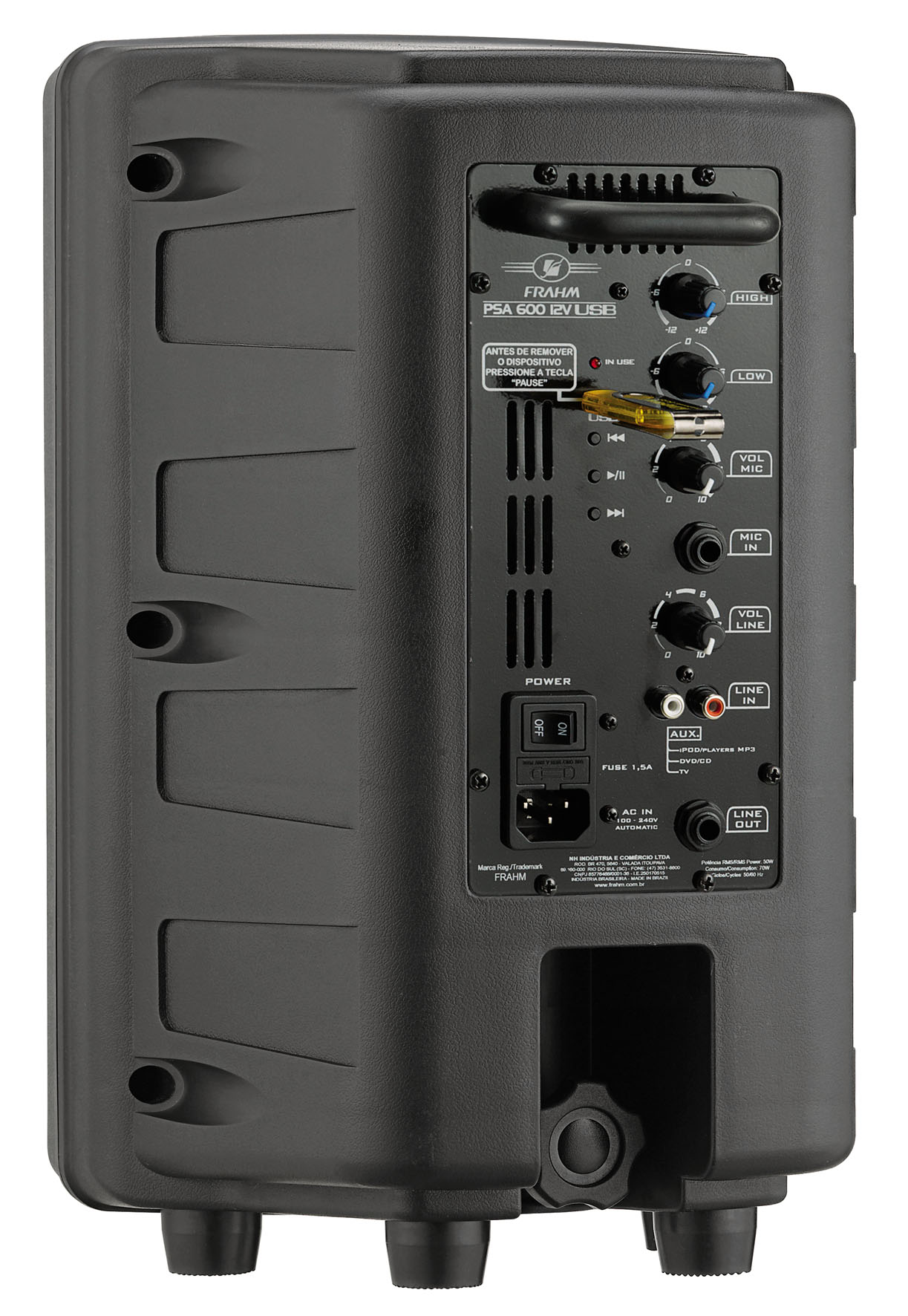 Caixa Amplificada Frahm – PSA 600 USB - Frahm
