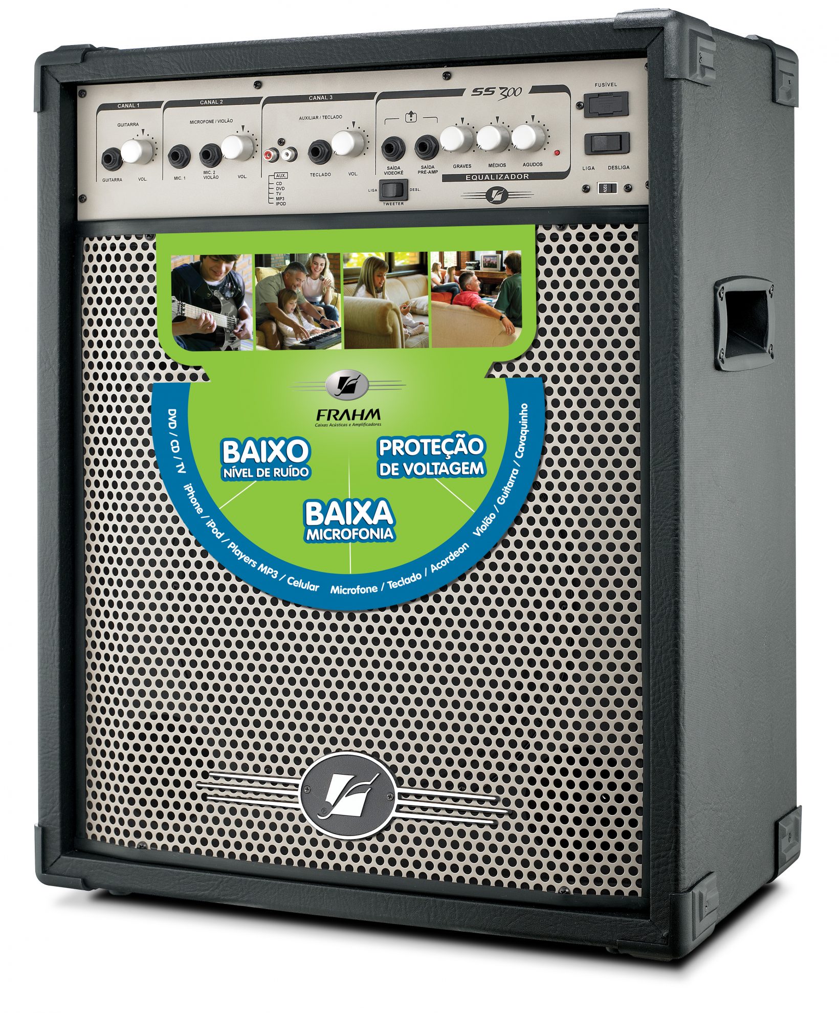 Caixa Amplificada Frahm – SS300 - Frahm