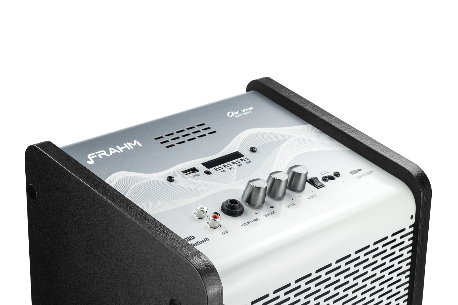 Caixa Amplificada Multiuso Frahm – Chroma Battery Silver - Frahm
