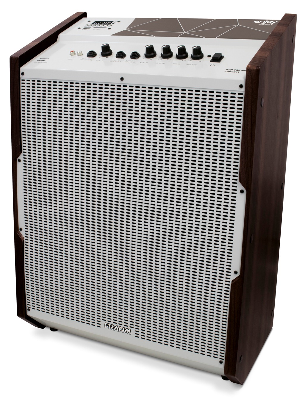 Caixa Amplificada Multiuso Frahm – Enjoy Expert Branca e Preta - Frahm