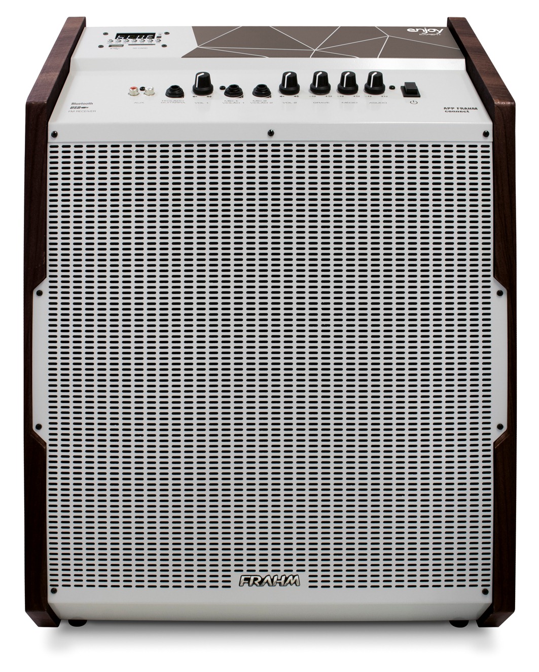 Caixa Amplificada Multiuso Frahm – Enjoy Expert Branca e Preta - Frahm